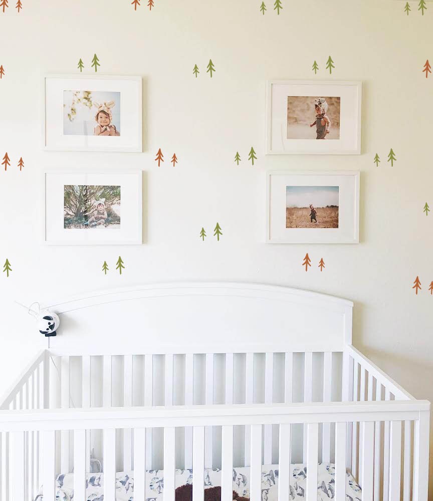 All the Small Trees // Tree Wall Decal / Forest Nursery Decor - Etsy