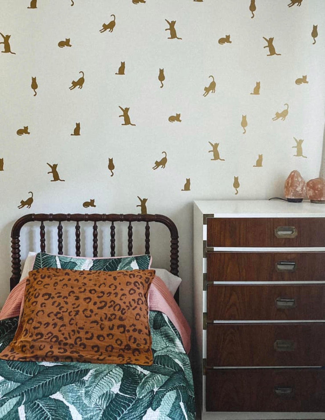 Kitty Cat Wall Decals // Cat Wall Decal / Animal Nursery Decor | Etsy