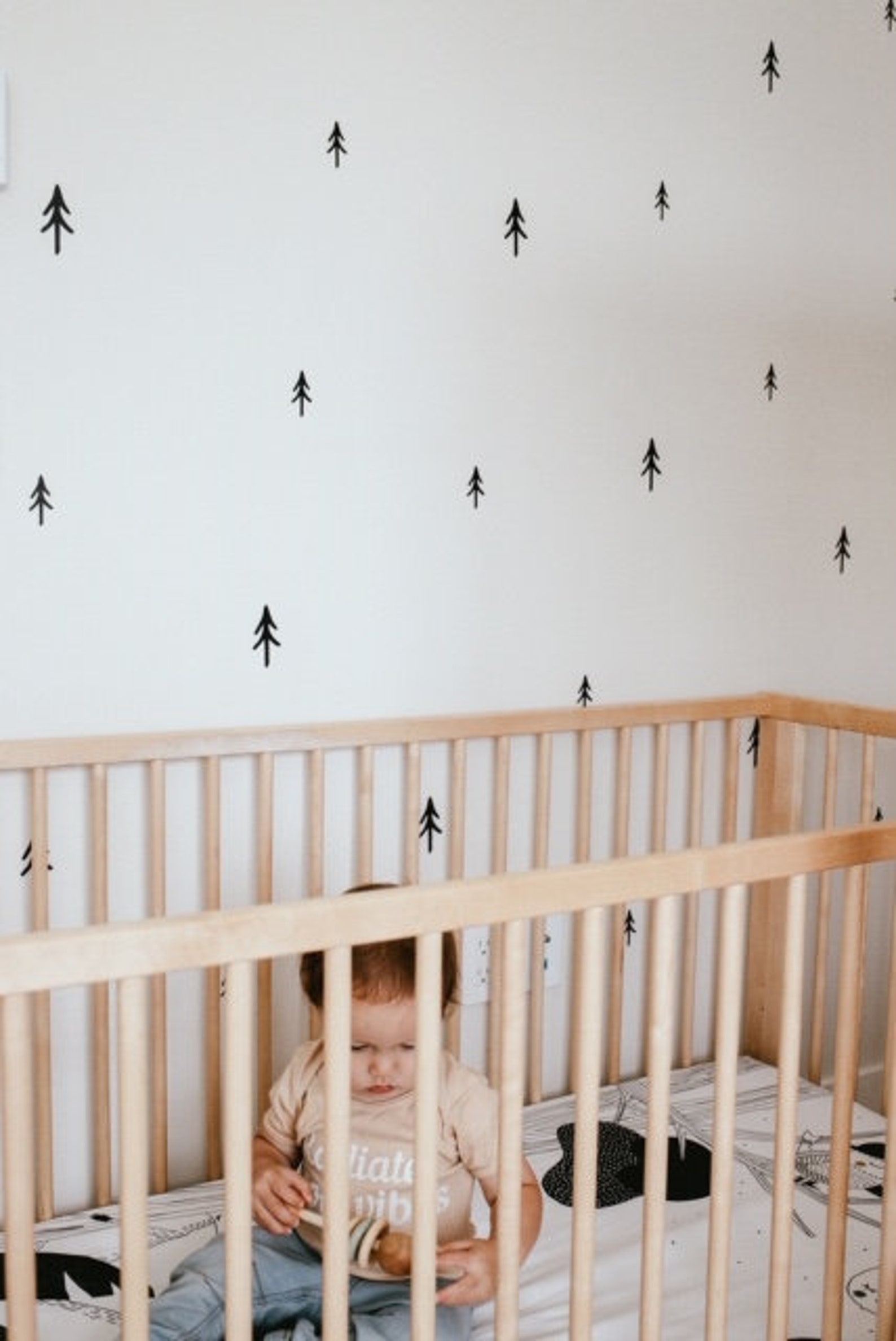 All the Small Trees // Tree Wall Decal / Forest Nursery Decor - Etsy