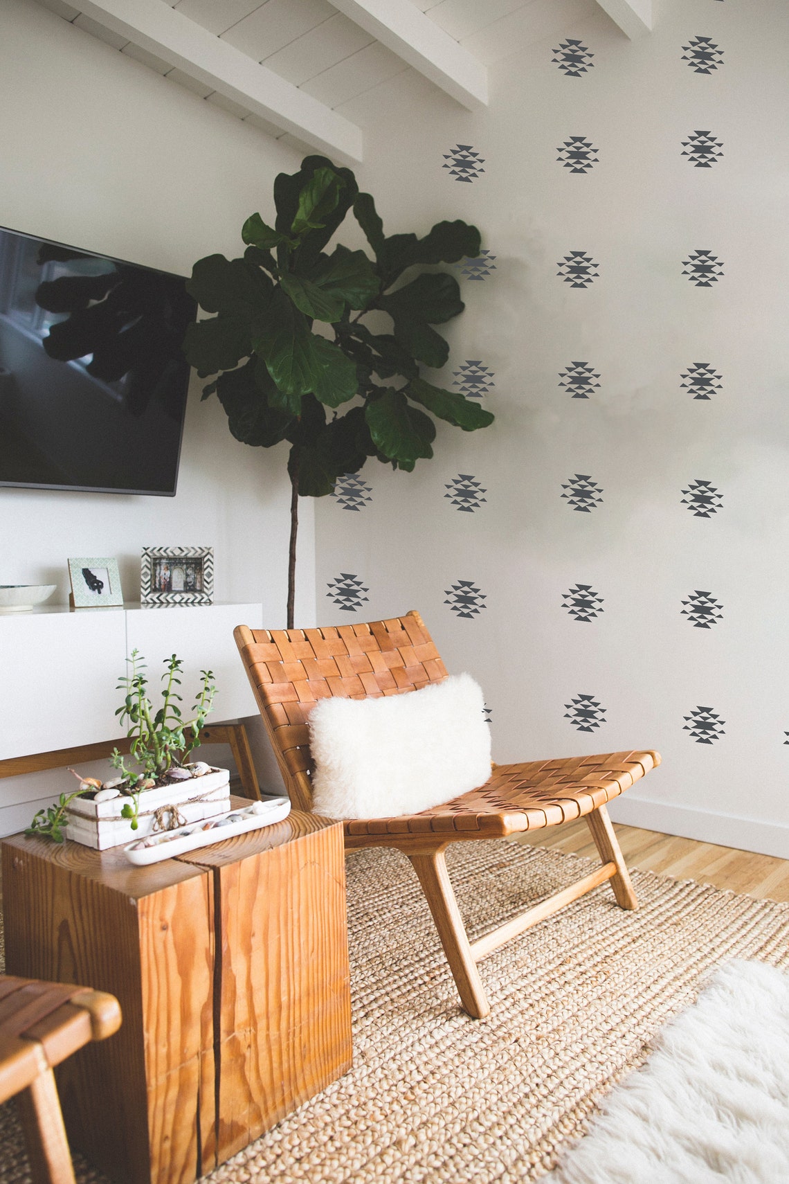 Southwest Shape Wall Decals // Tribal Inspired Wall Decals / - Etsy