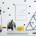 Hand Drawn Triangle Wall Decals - Bedroom/office/bathroom/kid's - Etsy