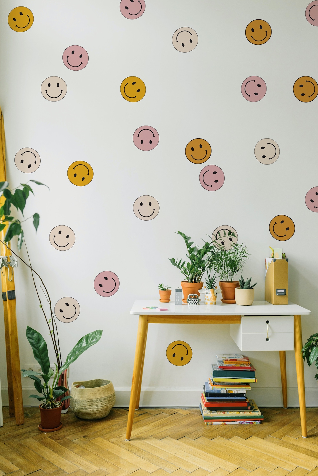 Happy Hippie Smiley Face Decals // Choose Your Colors / 70's Inspired ...
