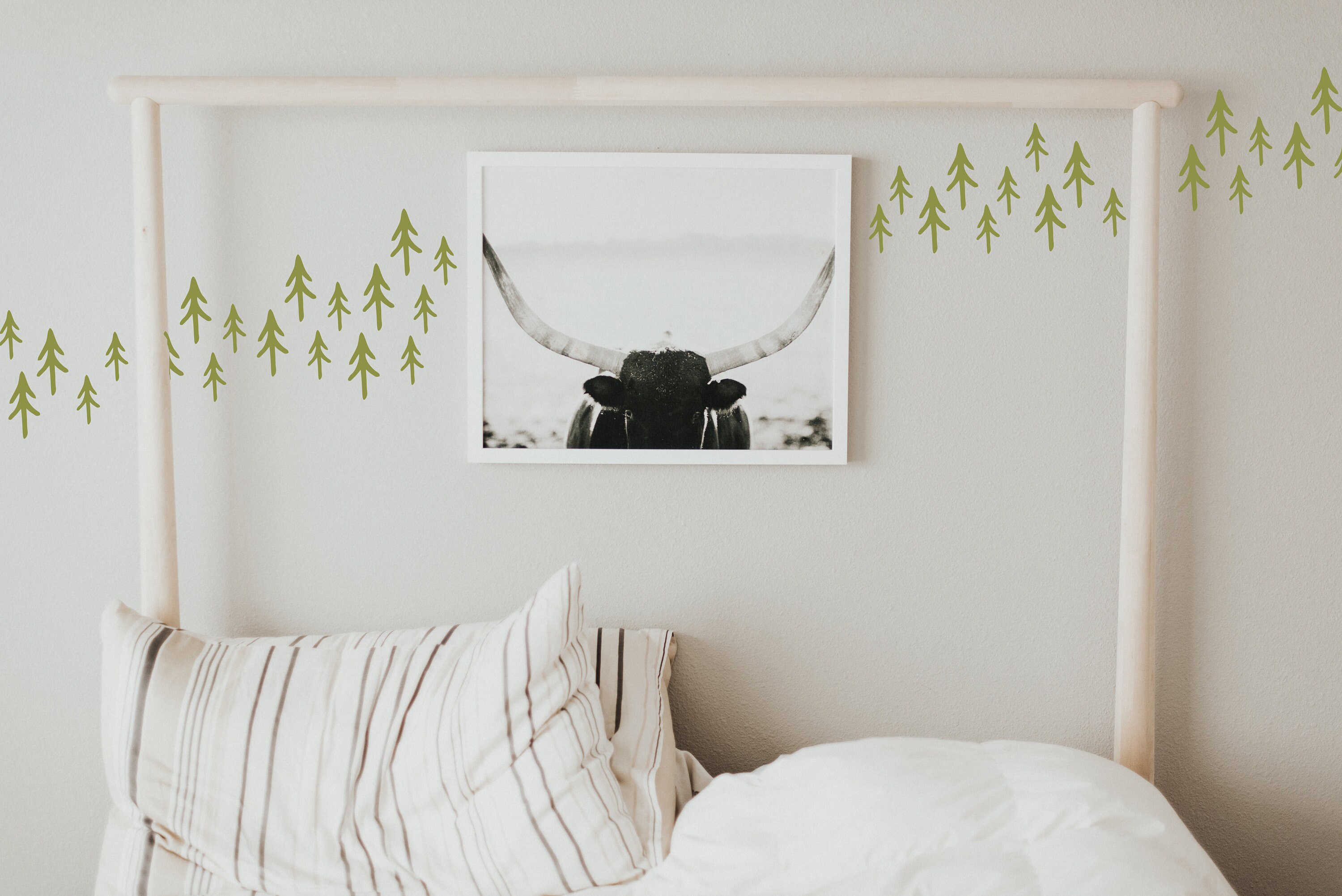 All the Small Trees // Tree Wall Decal / Forest Nursery Decor - Etsy