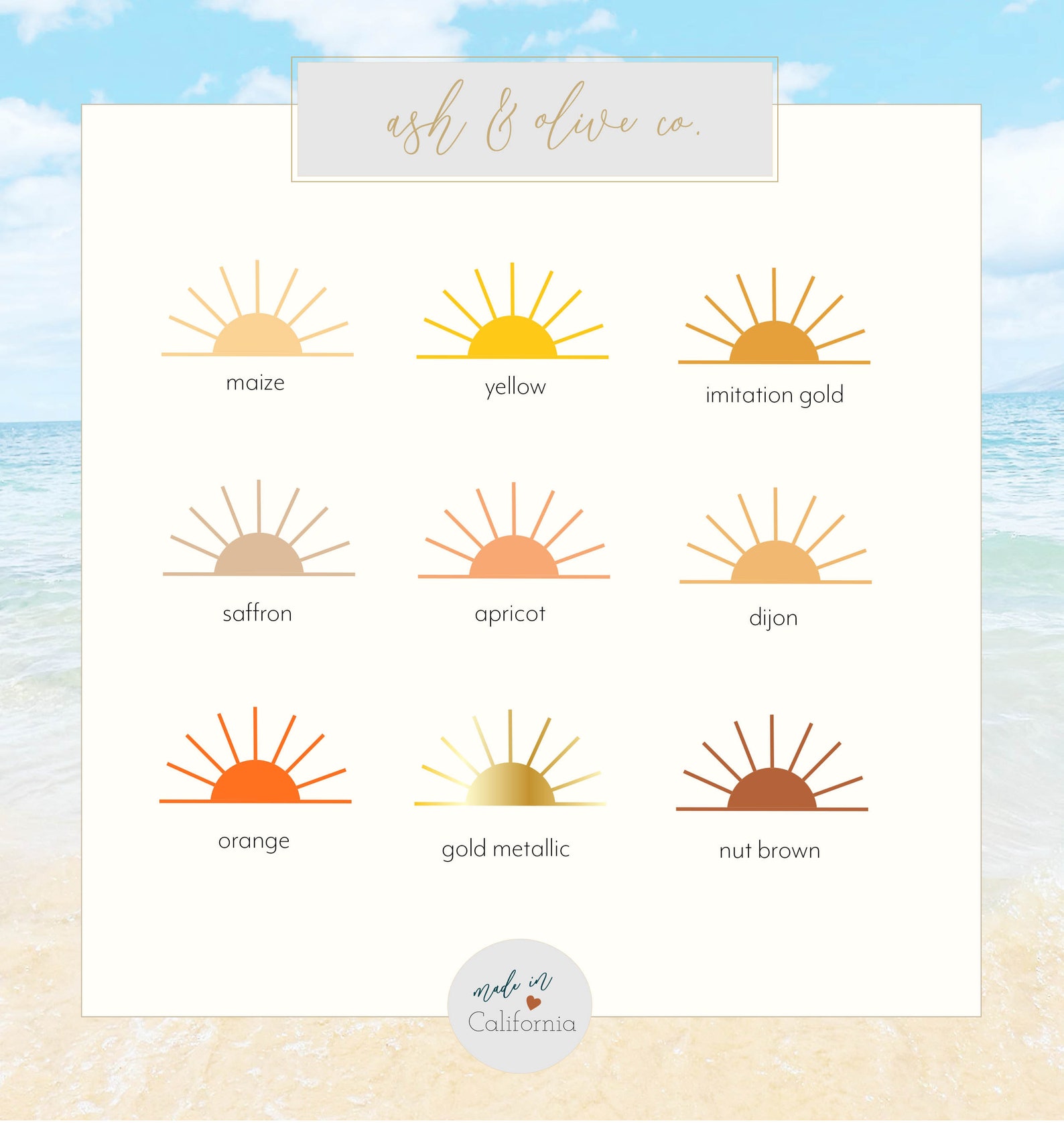 Sunrise Wall Decals // Sun Decal /nursery Wall Decal / Boho - Etsy