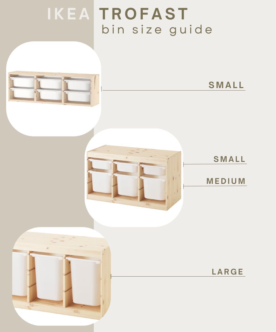Hallie Floral Storage Bin Sticker // IKEA Trofast Wrap / IKEA Storage ...