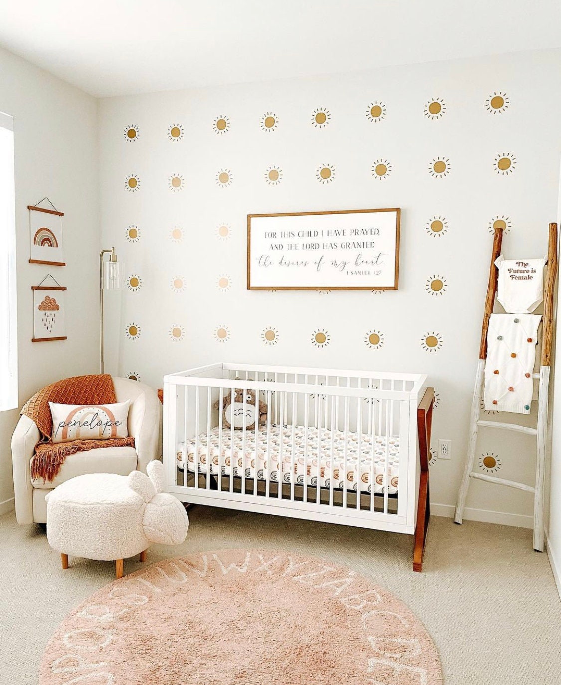 Sunny Wall Decal Set // Sun Wall Decals / Sunshine Stickers / - Etsy