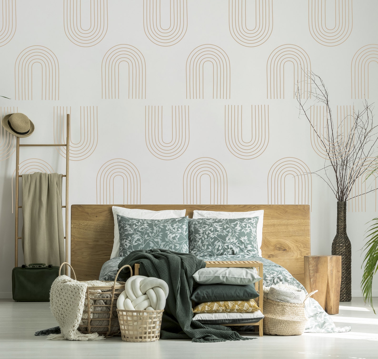 Arch Wall Decals // Rainbow Arch Decal / Line Decals / Boho | Etsy