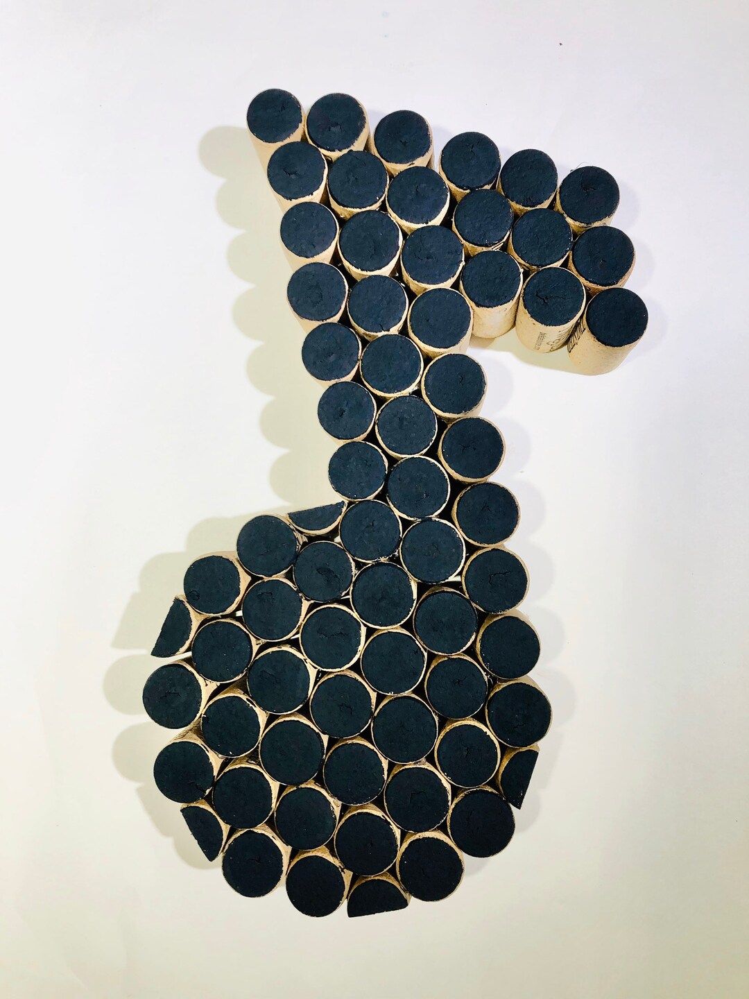 Black Cork Musical Note - Etsy