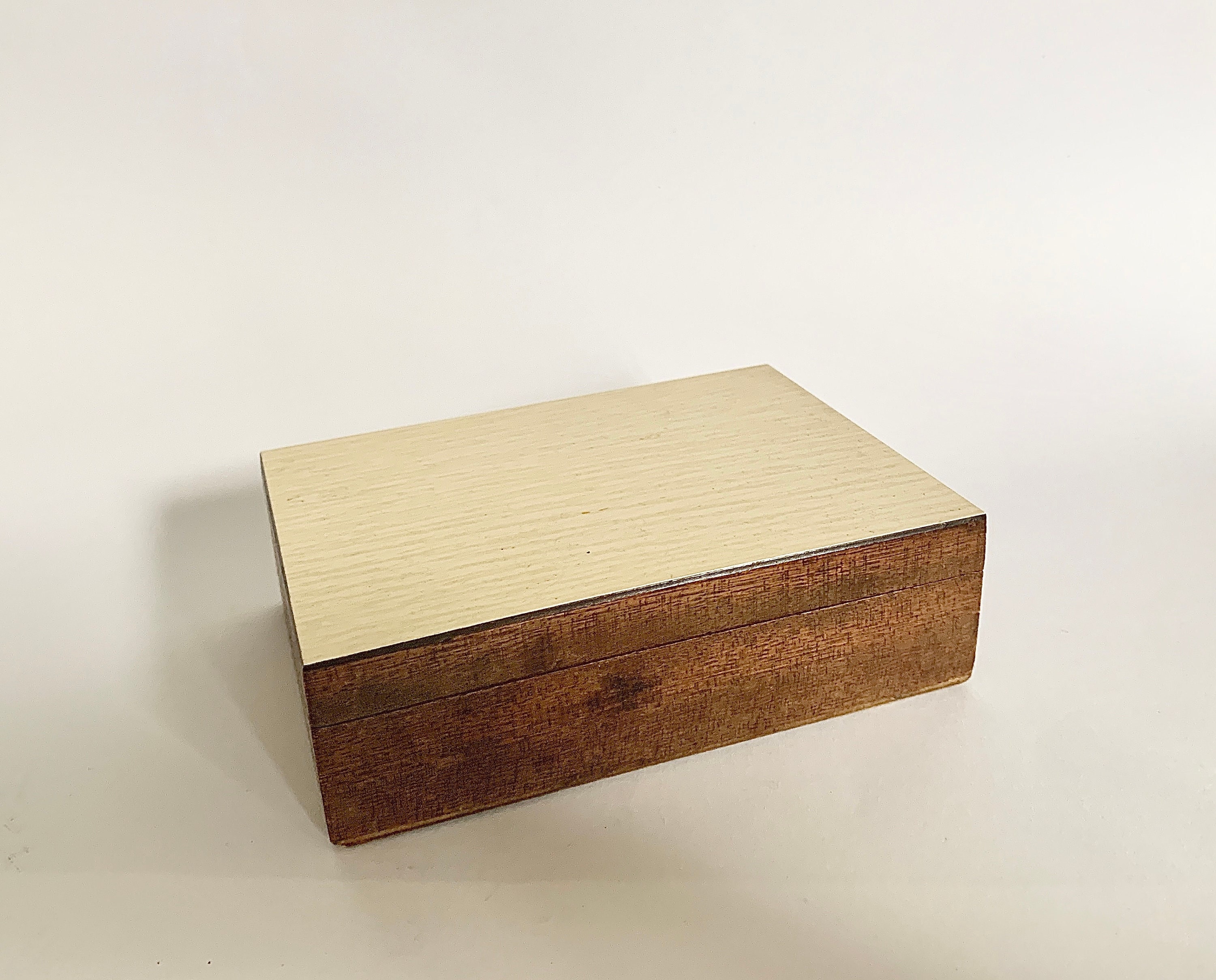 Antique Cigar Box, Antique Cigarette Box, SEITA Box, Vintage Wooden and ...