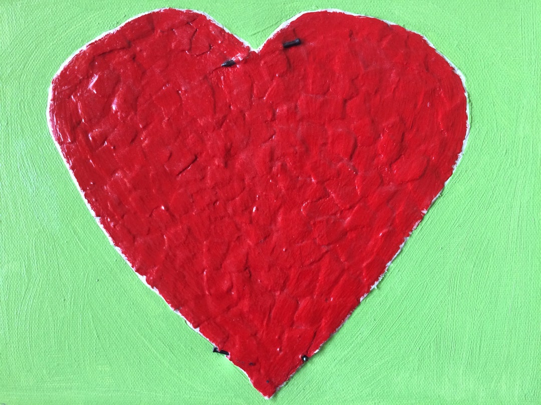 Retro Heart - Etsy