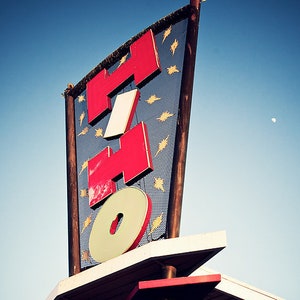 Hi Ho Ballroom - Neon Dance Hall Sign Photograph - Etsy