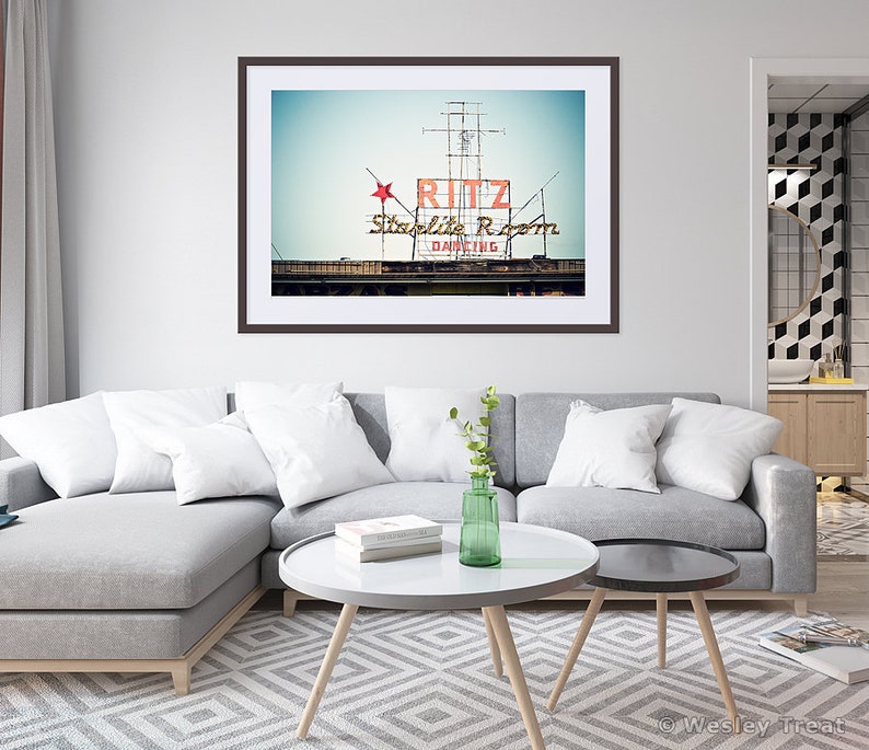 Ritz Starlite Room - Neon Dance Hall Sign Photograph - Etsy