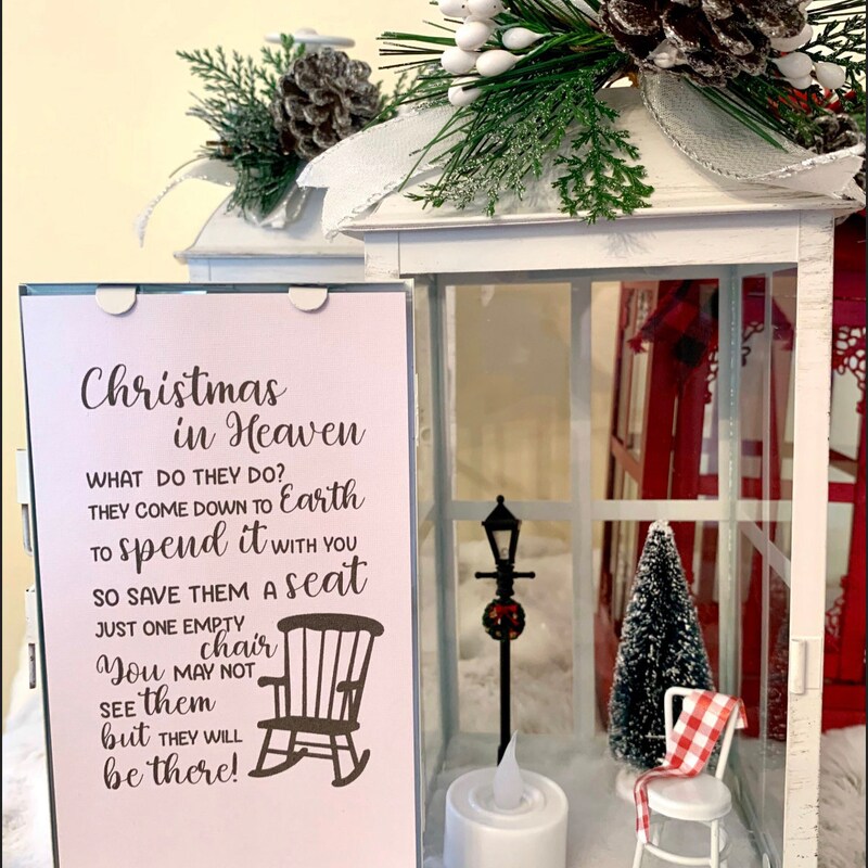 Christmas Chair Poem - Etsy