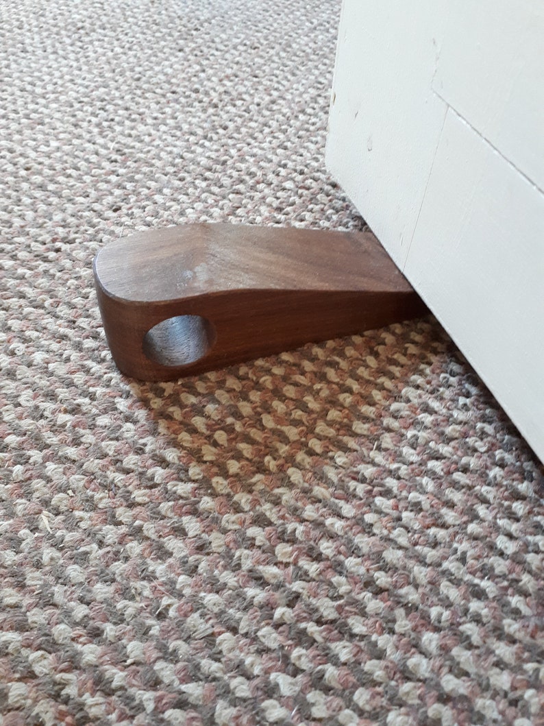 Solid Walnut Door Stop Door Stopper Personalized Wooden - Etsy UK Solid Walnut Door Stop Door Stopper Personalized Wooden - Etsy UK