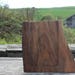 8 Inch Tablet Stand, Elm Tablet Stand, Rustic Tablet Stand, iPad Stand ...