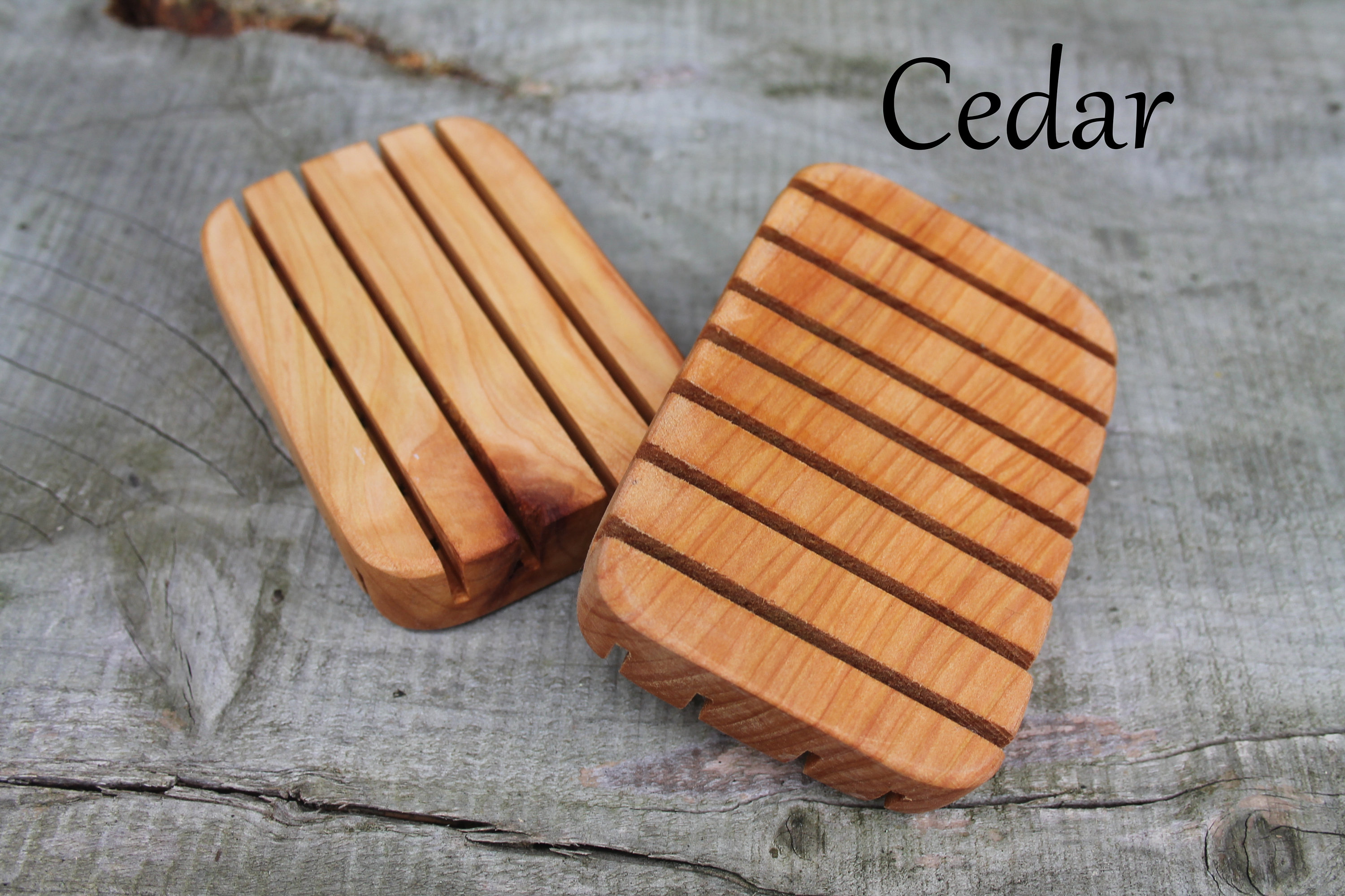 Wooden Soap Dish, Soap Dish, Cedar Soap Dish, Draining Soap Dish ...