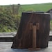 8 Inch Tablet Stand, Elm Tablet Stand, Rustic Tablet Stand, iPad Stand ...