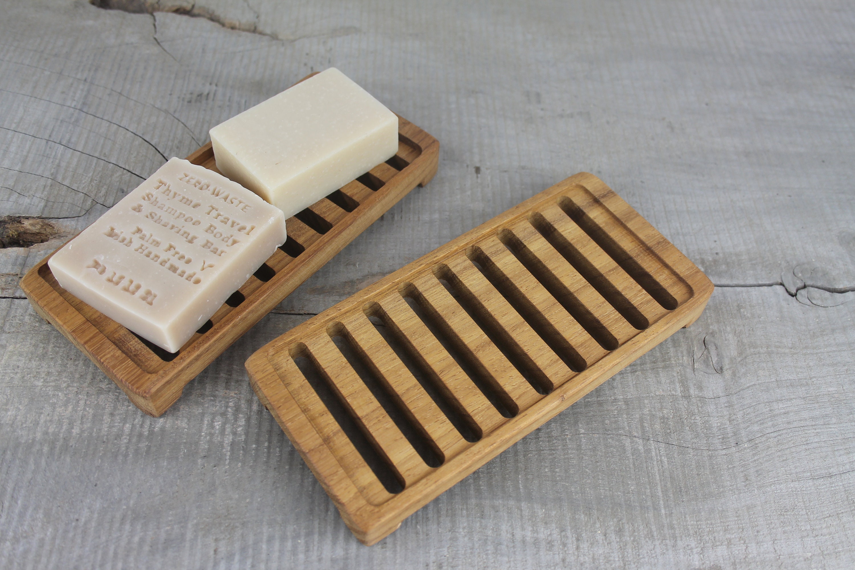 Large Self Draining Teak Wooden Soap Dish Handmade Soap Tray - Etsy Canada