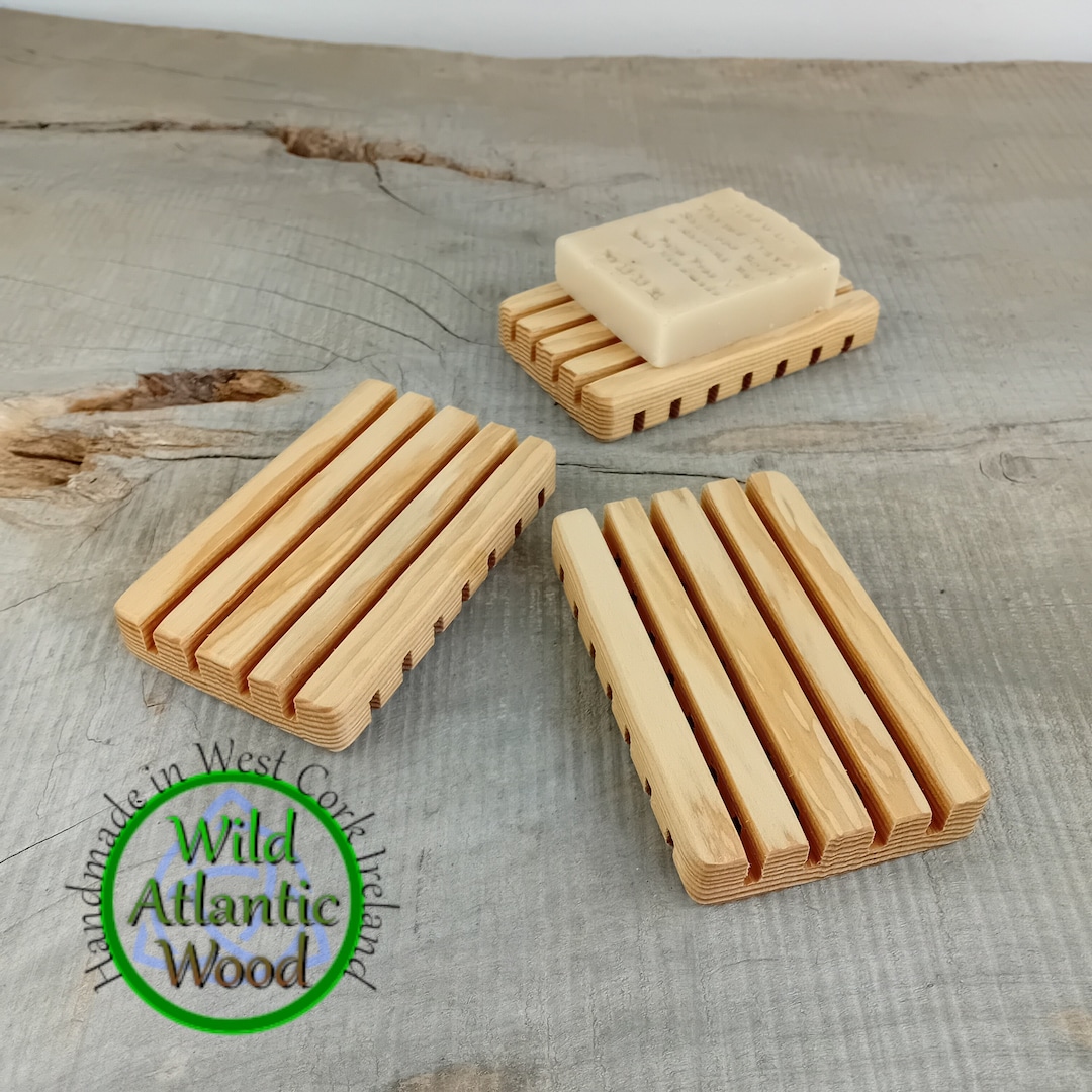 Douglas Fir Wooden Soap Dish Handmade From Sustainably Forested Timber ...