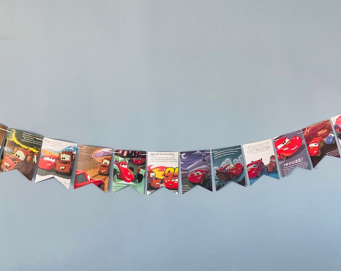 Cars 2: Racing Rivals | Garland | Story Book Pages Bunting Pennants ...