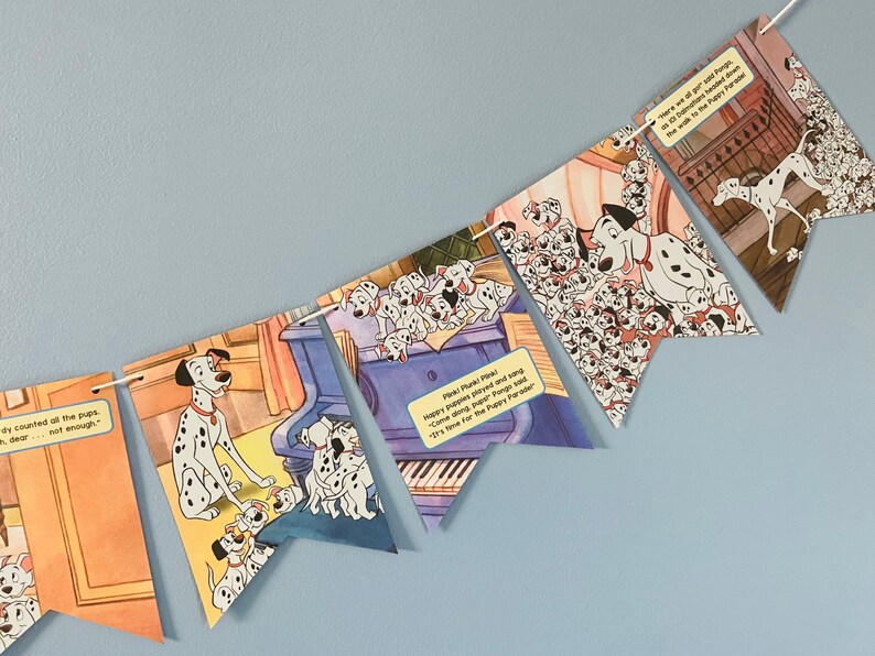 Story Book Pages Bunting Pennants Nursery Decor Baby Shower Birthday ...