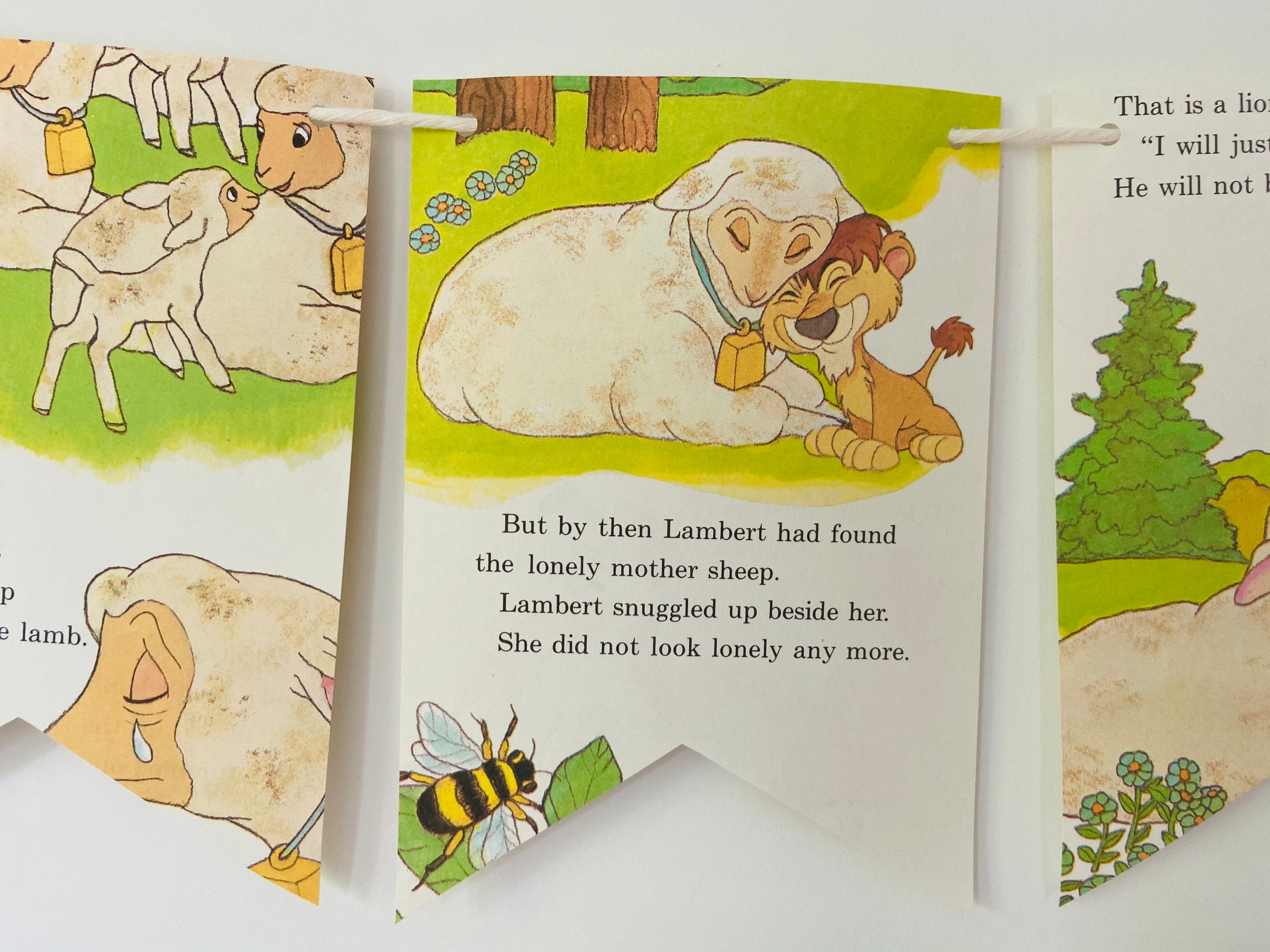 Lambert the Sheepish Lion PARTY PACK Garlands Story Book | Etsy