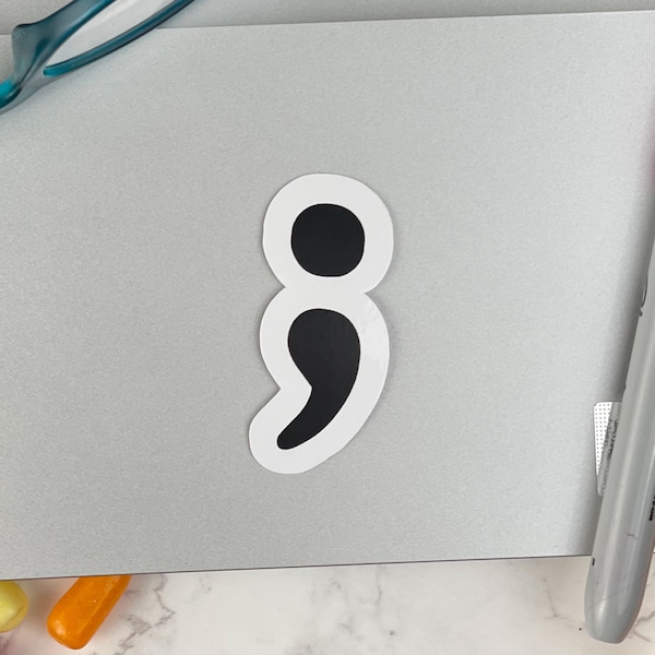 Semi Colon - Etsy