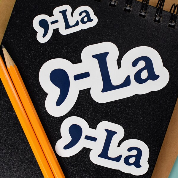 Comma La Bumper Sticker - Etsy