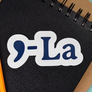 Kamala Harris, Comma-la Sticker, Laptop Stickers, Bumper Stickers - Etsy