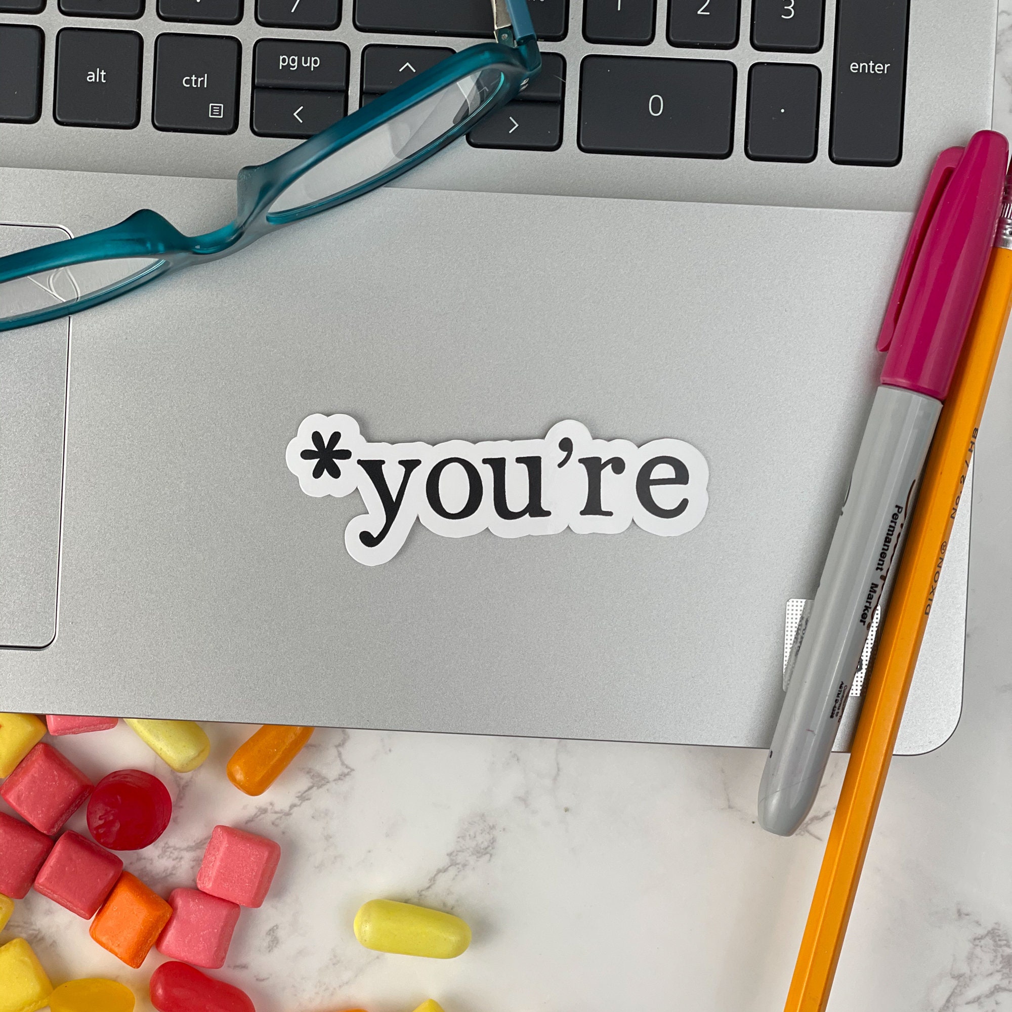You're Sticker, Laptop Stickers, Teacher Stickers, Booktok - Etsy