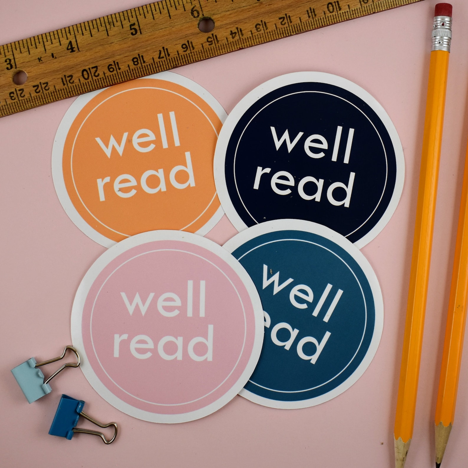 Well Read Sticker teacher stickers best friend gift | Etsy