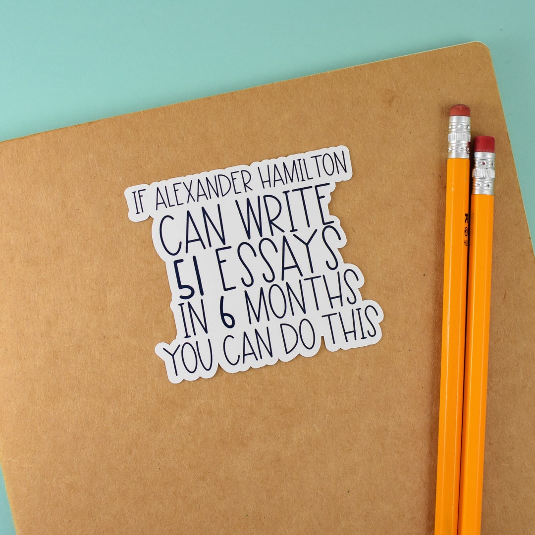 Hamilton Sticker, Funny Stickers, Laptop Stickers - Etsy
