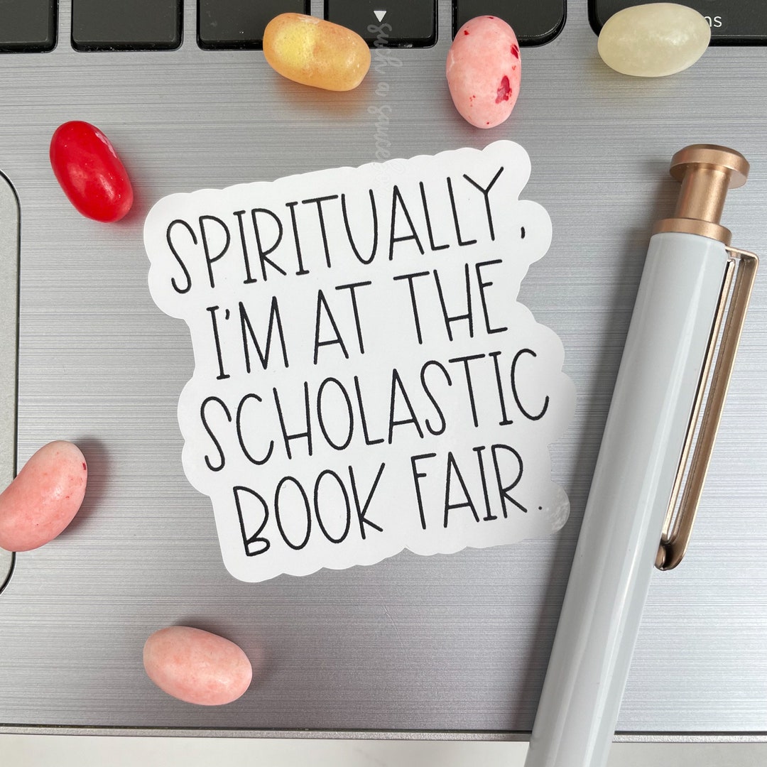 Bookish Stickers, I'm at the Scholastic Book Fair, Gifts for Teachers ...
