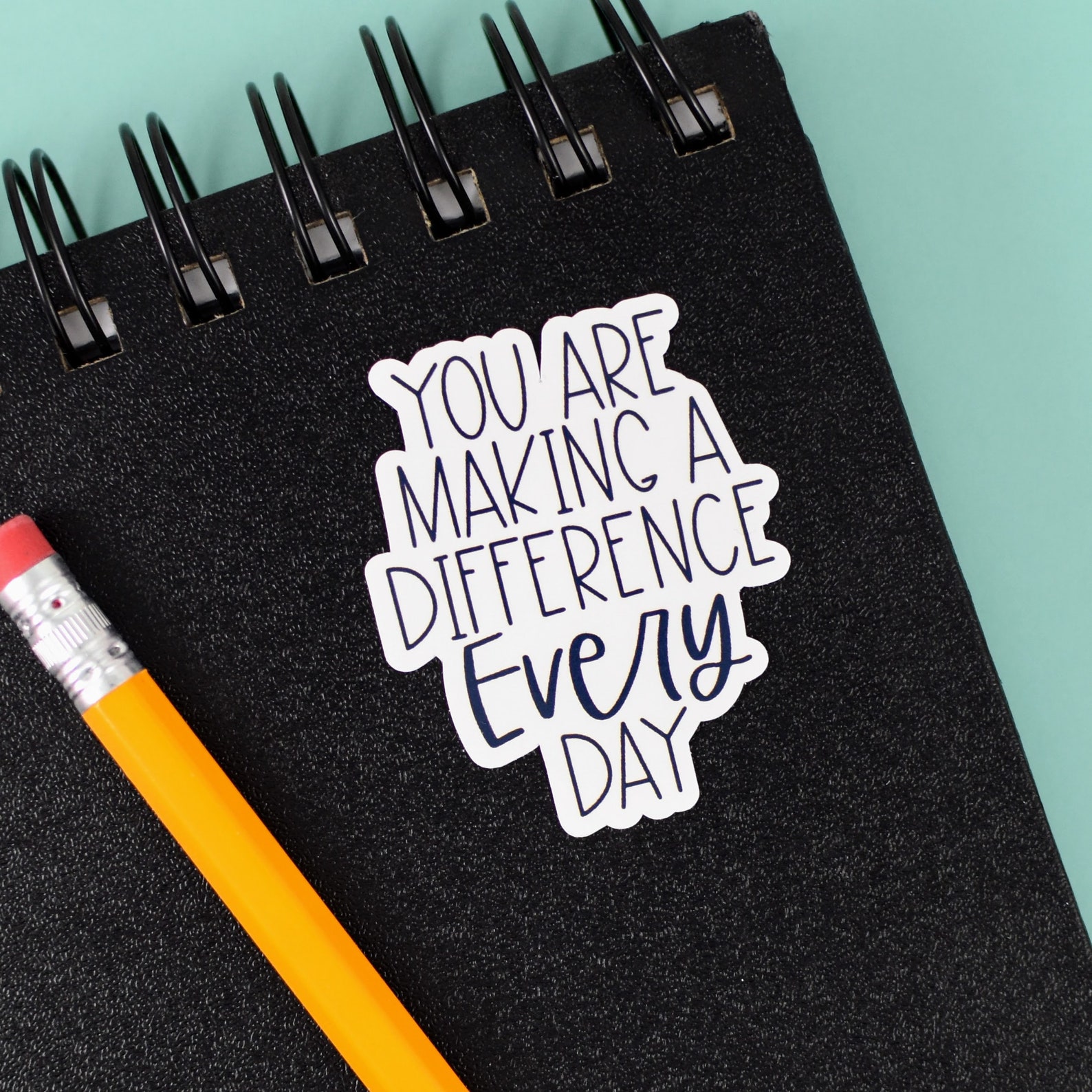 You Are Making a Difference Every Day, Teacher Stickers - Etsy