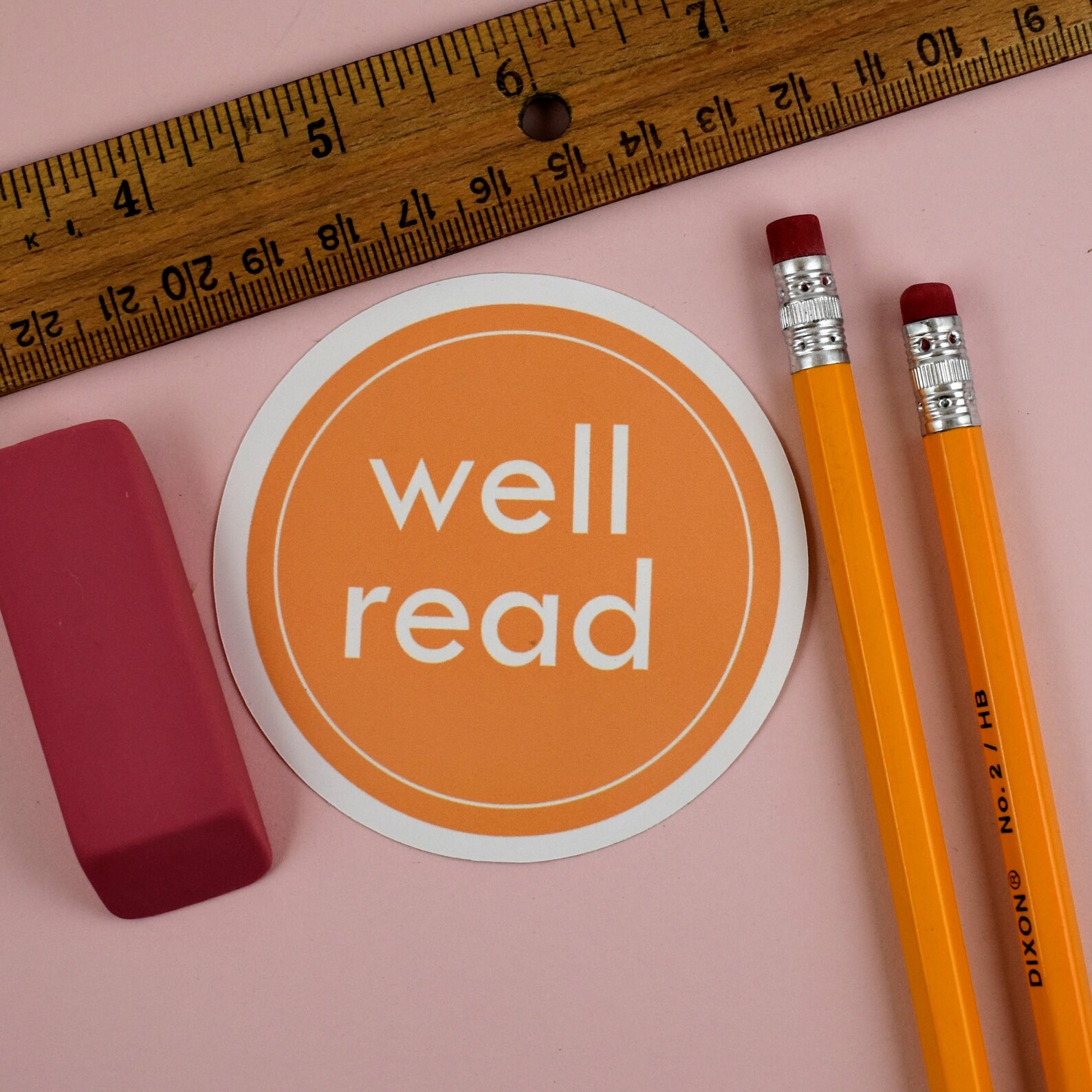 Well Read Sticker Teacher Stickers Best Friend Gift - Etsy
