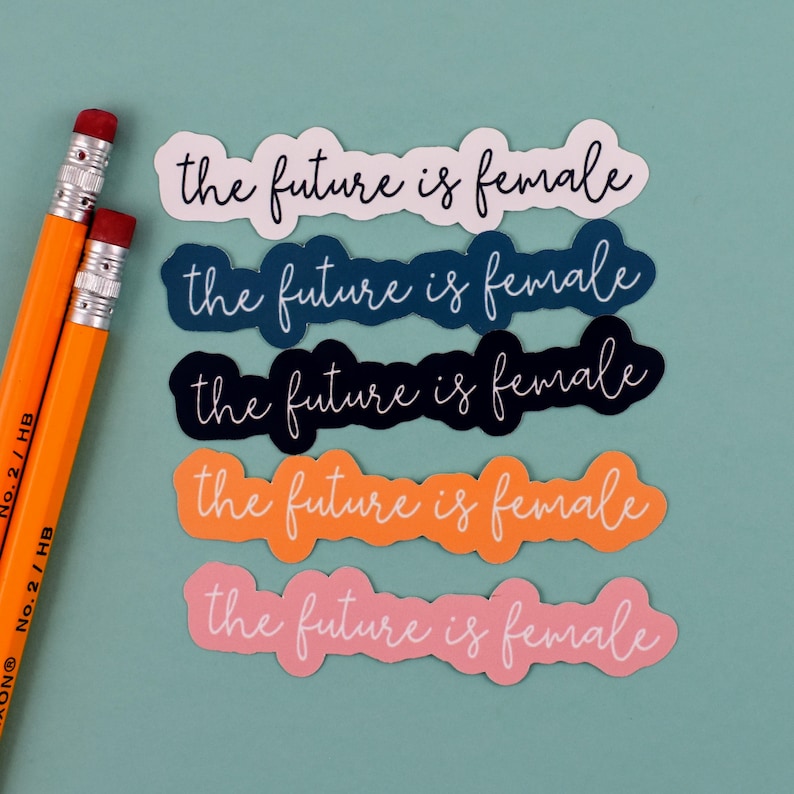 The Future is Female Tiny Stickers Feminist Stickers - Etsy