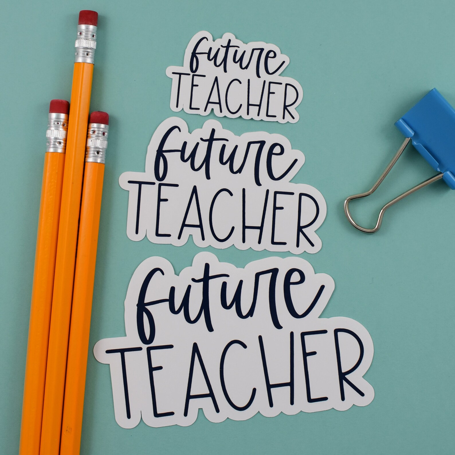 Future Teacher Education Major Gift Teacher Stickers - Etsy