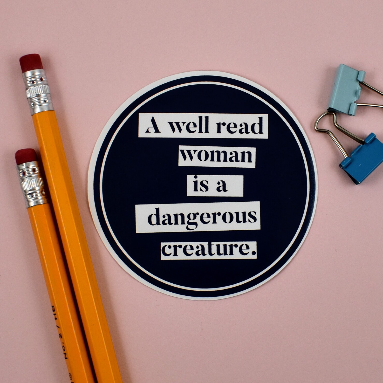 A Well Read Woman Is A Dangerous Creature Feminist Sticker Etsy a-well-read-woman-is-a-dangerous-creature-feminist-sticker-etsy