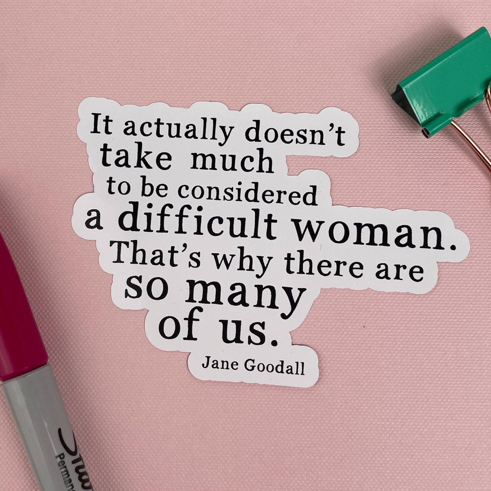 Funny Stickers Difficult Woman Best Friend Gifts Jane | Etsy