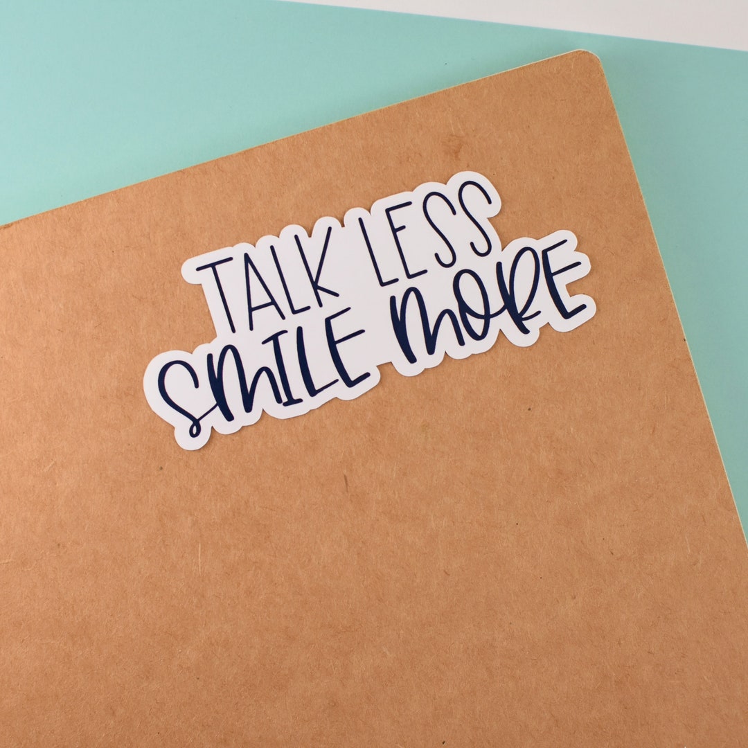 Talk Less, Smile More, Hamilton Lyrics, Best Friend Gift - Etsy