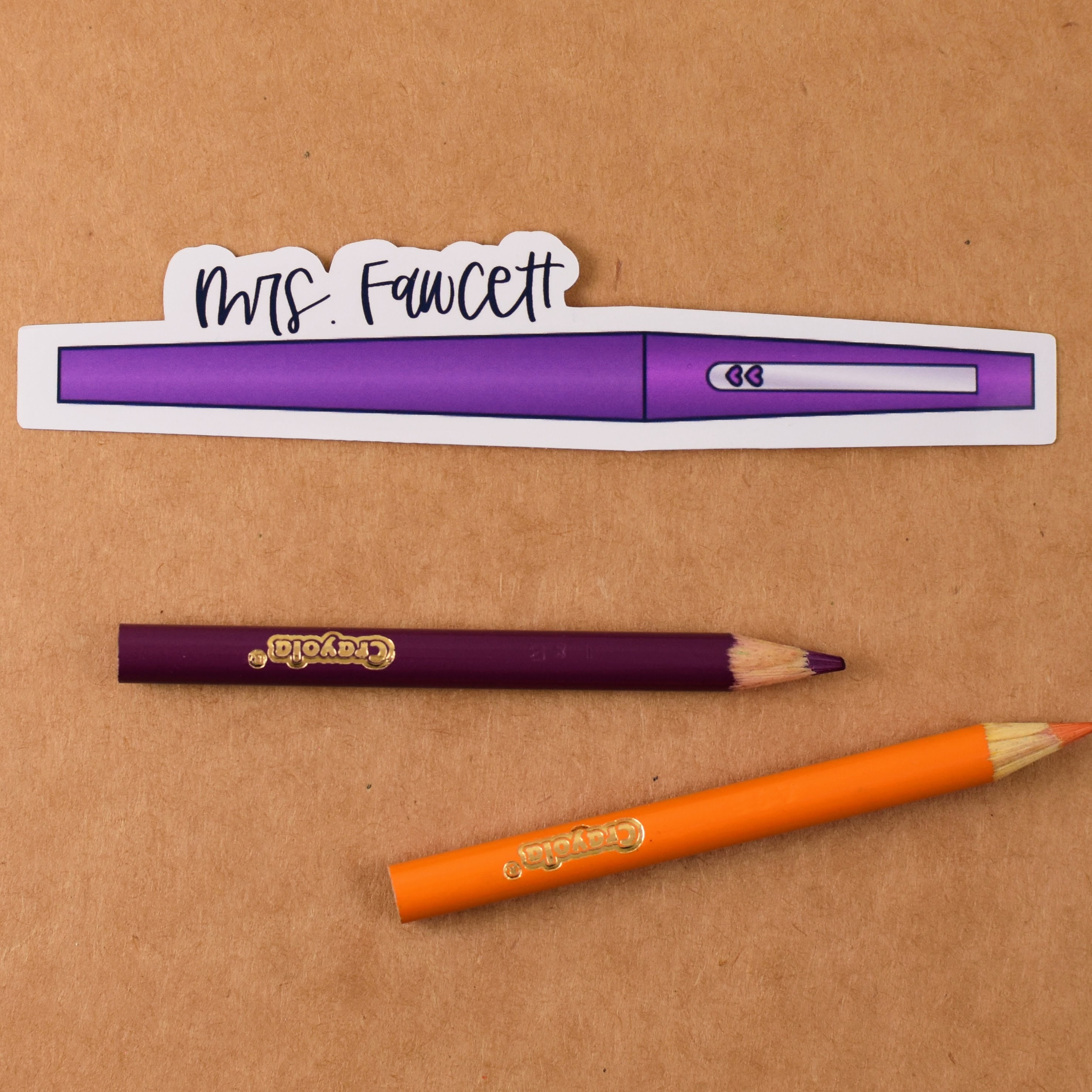 Custom Flair Pen Sticker Teacher Laptop Sticker Teacher | Etsy