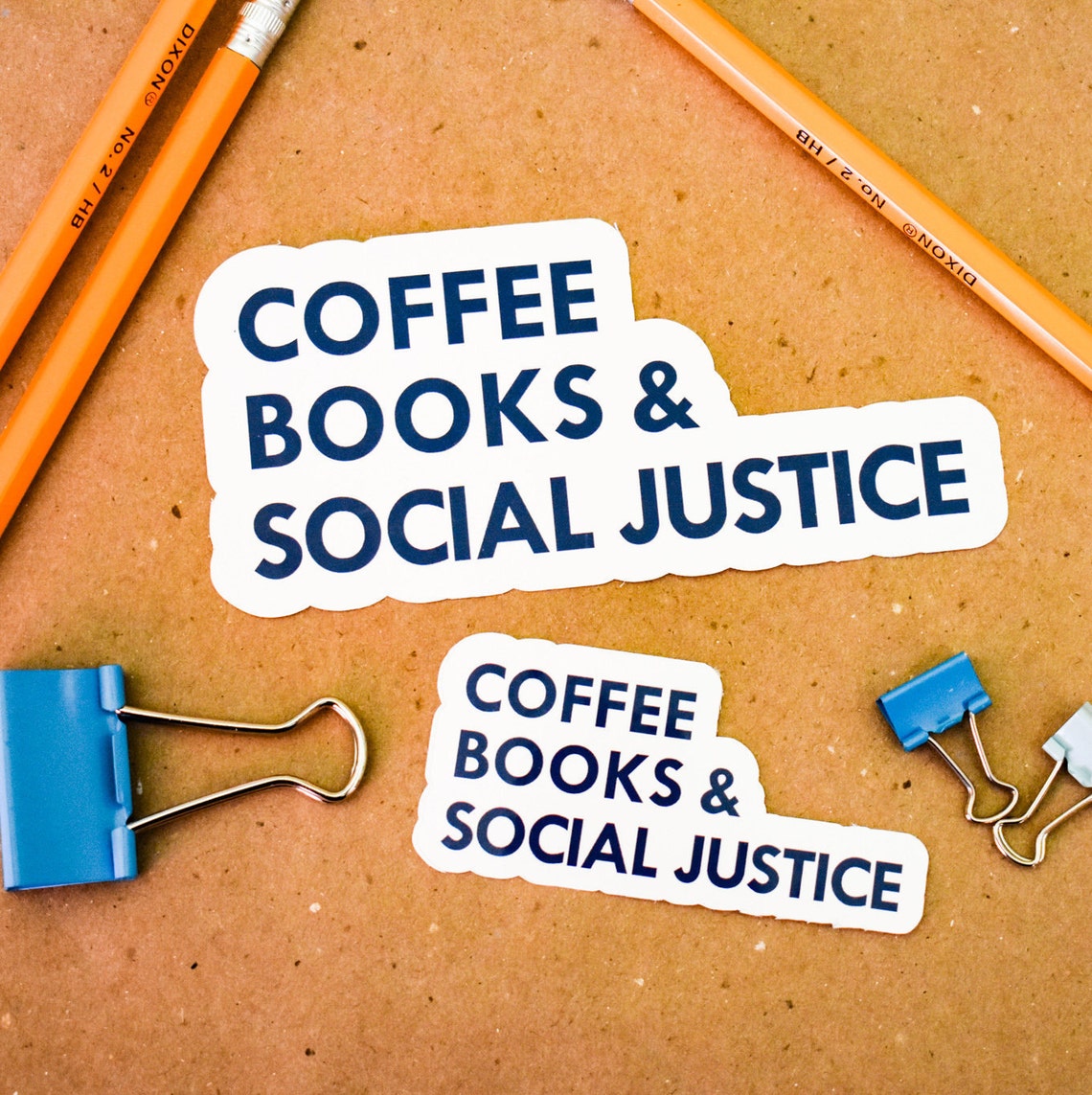Coffee Books & Social Justice Sticker Laptop Stickers Book - Etsy