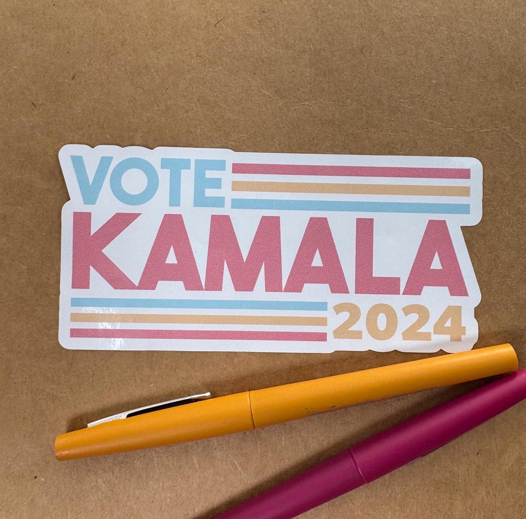 Kamala Harris Sticker, Laptop Decals, 2024 Election - Etsy UK