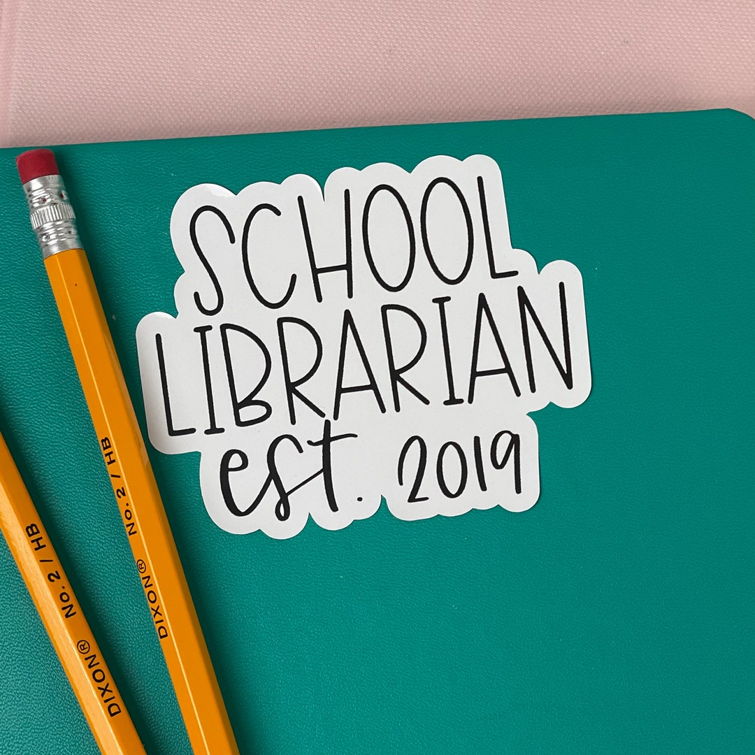 Laptop Stickers, Librarian Gift, Teacher Stickers - Etsy