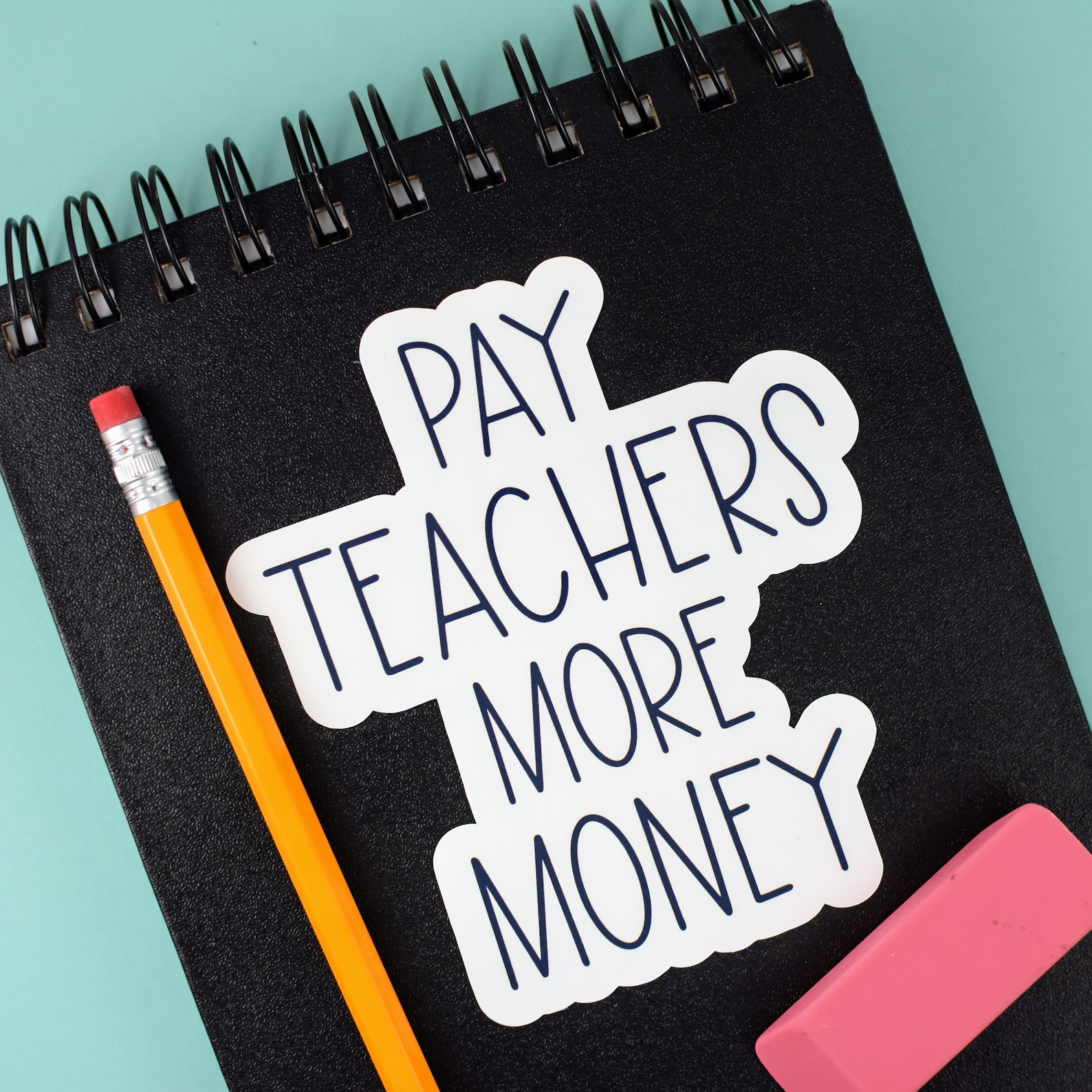 Pay Teachers More Money Sticker Teacher Stickers Laptop - Etsy