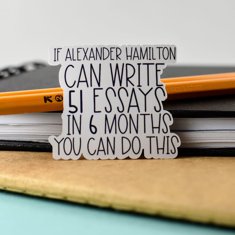 Hamilton Sticker, Funny Stickers, Laptop Stickers - Etsy