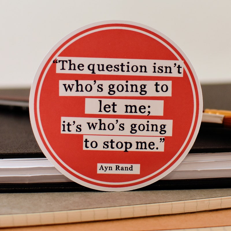 Ayn Rand Quote - Etsy