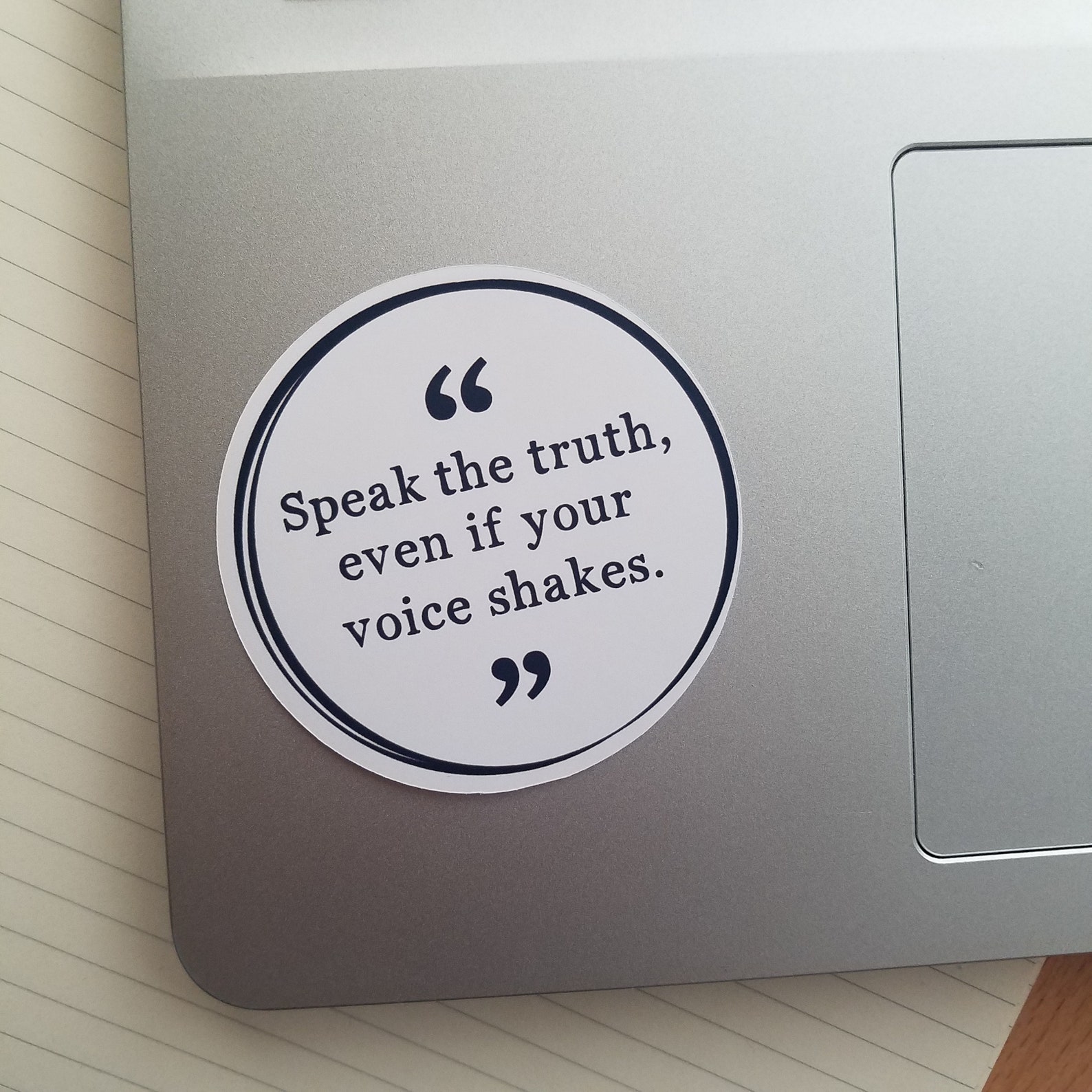 RBG Sticker, Speak the Truth, Inspired by Ruth Bader Ginsburg, Laptop ...
