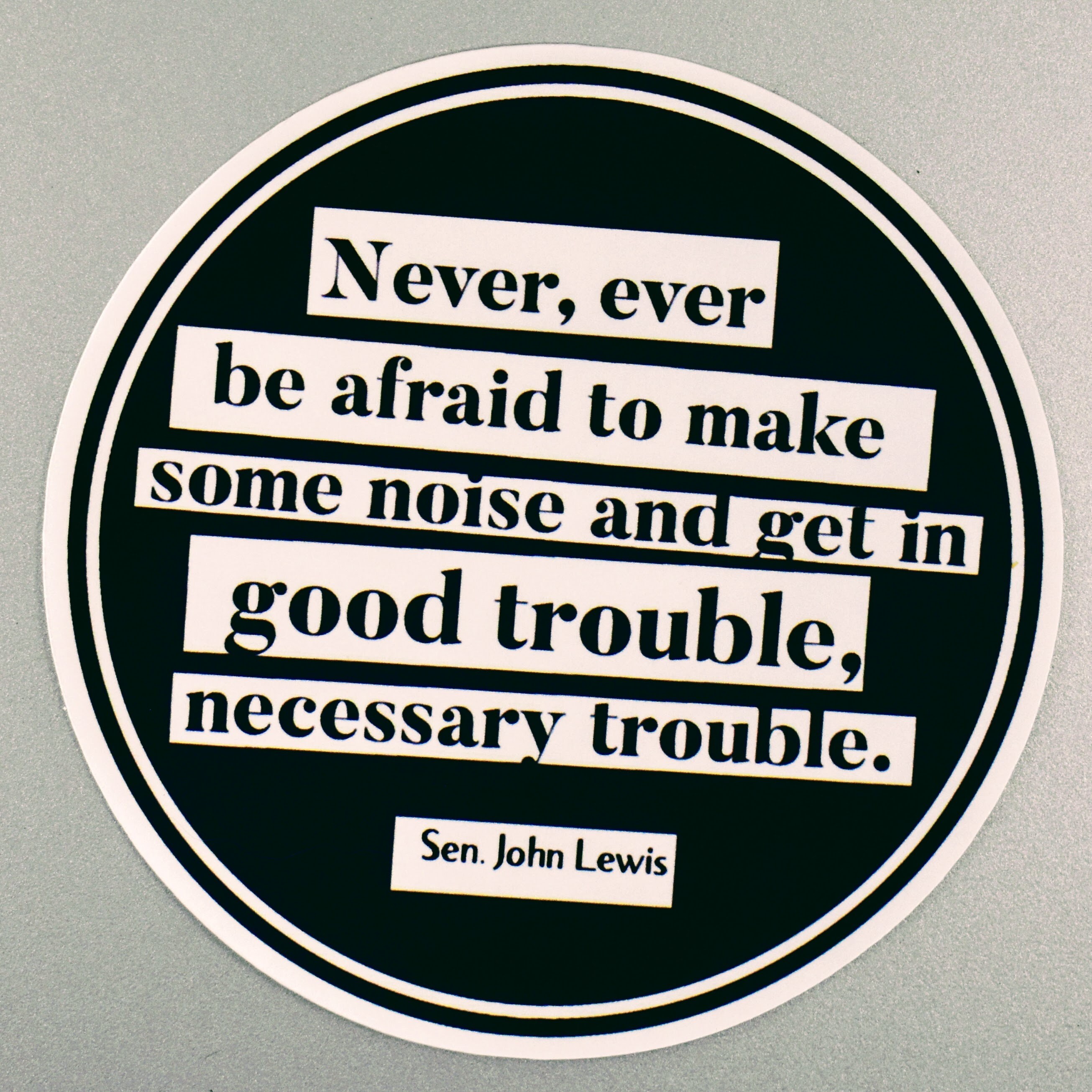 John Lewis Get in Good Trouble Laptop Decal | Etsy