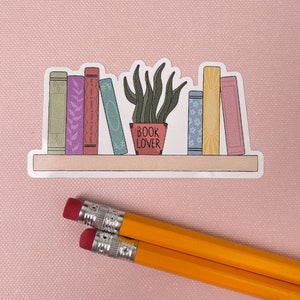 Bookish Stickers, Book Shelf Stickers, Book Club Gifts - Etsy